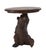 Rustic Black Forest Walnut Bear End Table | Chairish