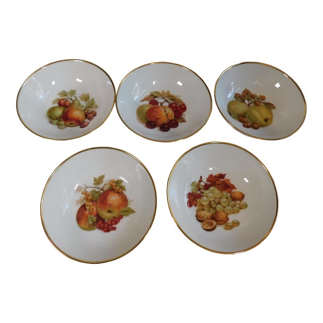 1950s Alka Kunst Alboth Kaiser Set of 5 Fruit Bowls | Chairish