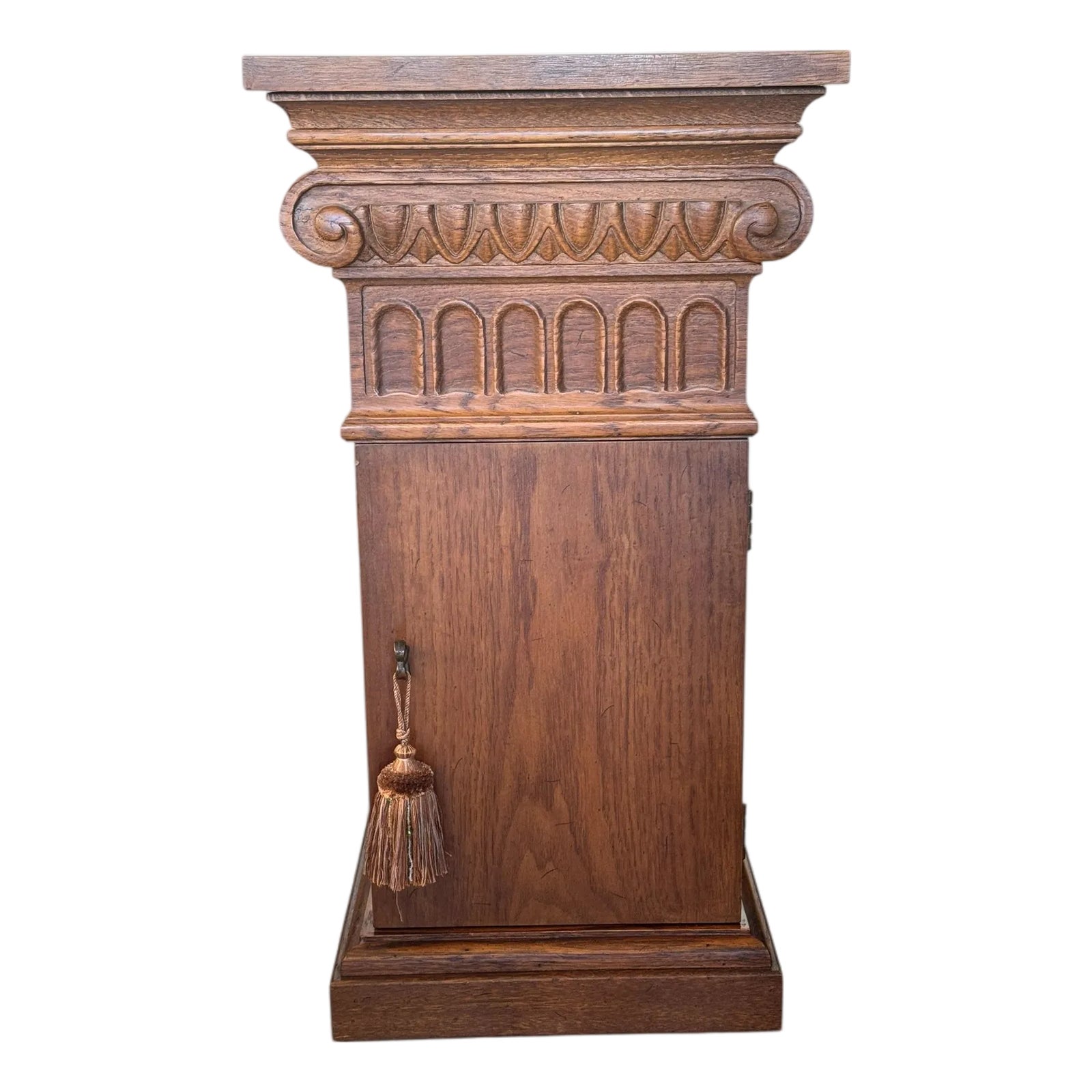 Corinthian Column Side Table Cabinet by Guildhall by Drexel | Chairish