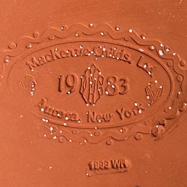 Vintage MacKenzie Childs “King Ferry” Decorative FLuted Rim Dinner ...