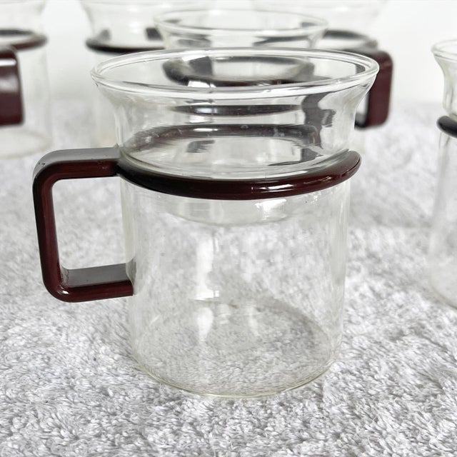 Danish Modern Bodum Glass Coffee Mugs, as in Star Trek - Set of 10 ...
