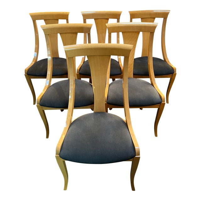 Constantini Pietro Vintage Gondola Dining Chairs, Set of Six | Chairish
