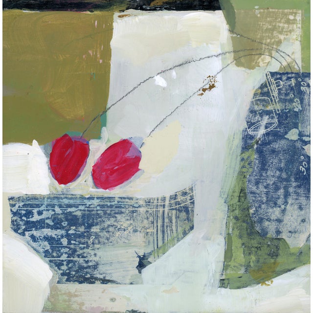 “Whatcha Got There" Original Abstract Floral Acrylic Painting by Donna ...