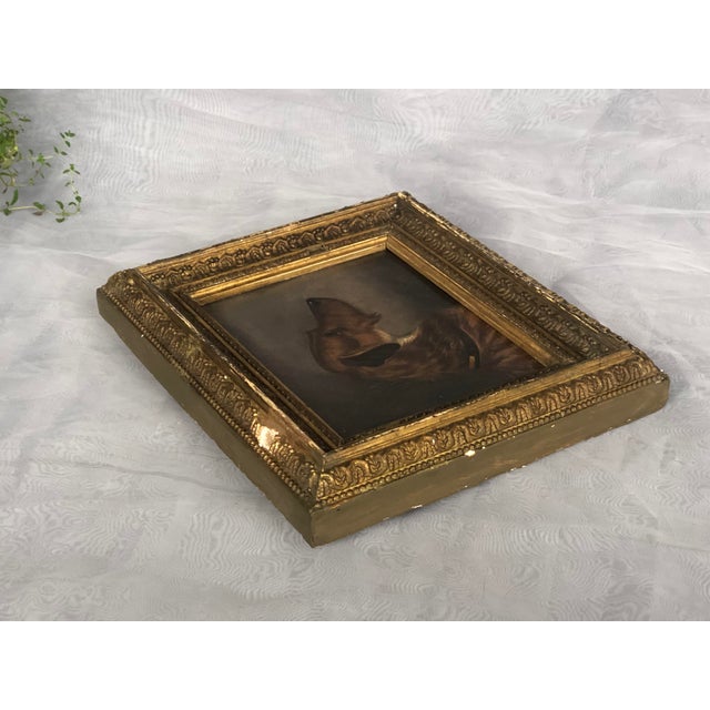 Original Oil Painting Dog Portrait by Edwin Loder, 19th Century British ...