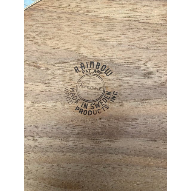 Mid Century Rainbow Servex Wood Nutcracker Bowl | Chairish