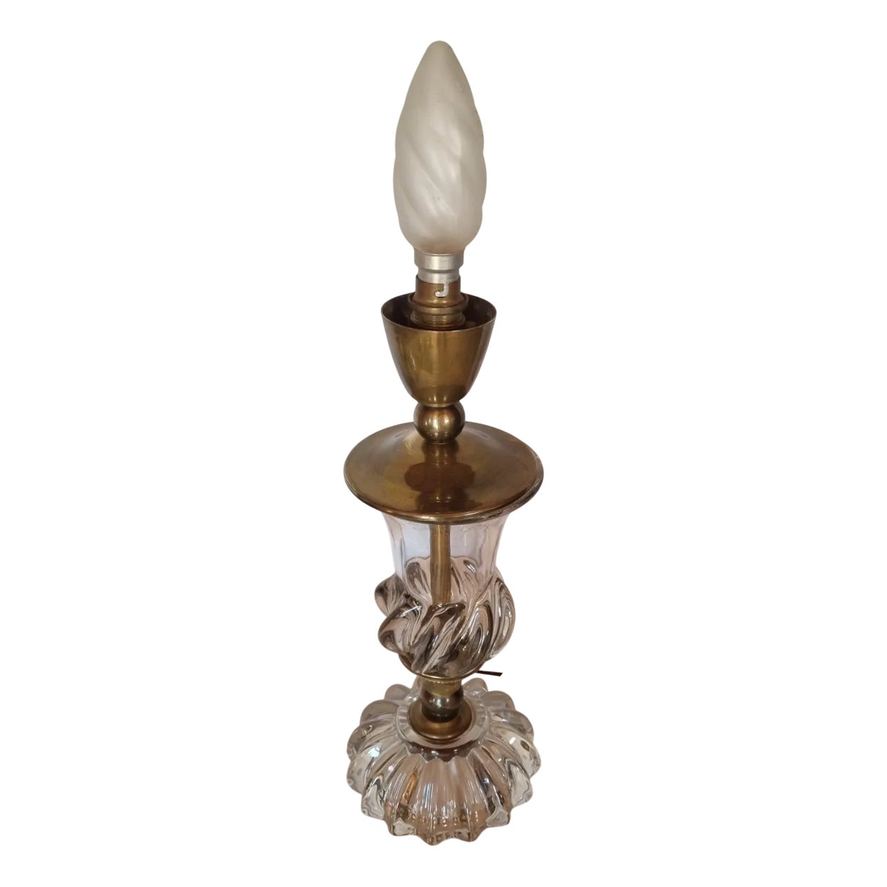 Crystal Desk Lamp in the style of St. Louis, 1890s | Chairish