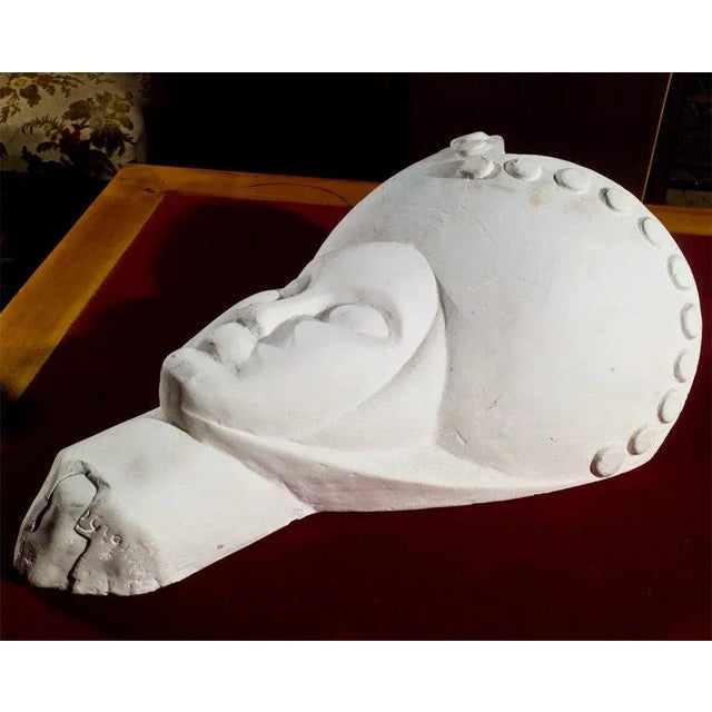 1940s Vintage French Plaster Head Model | Chairish