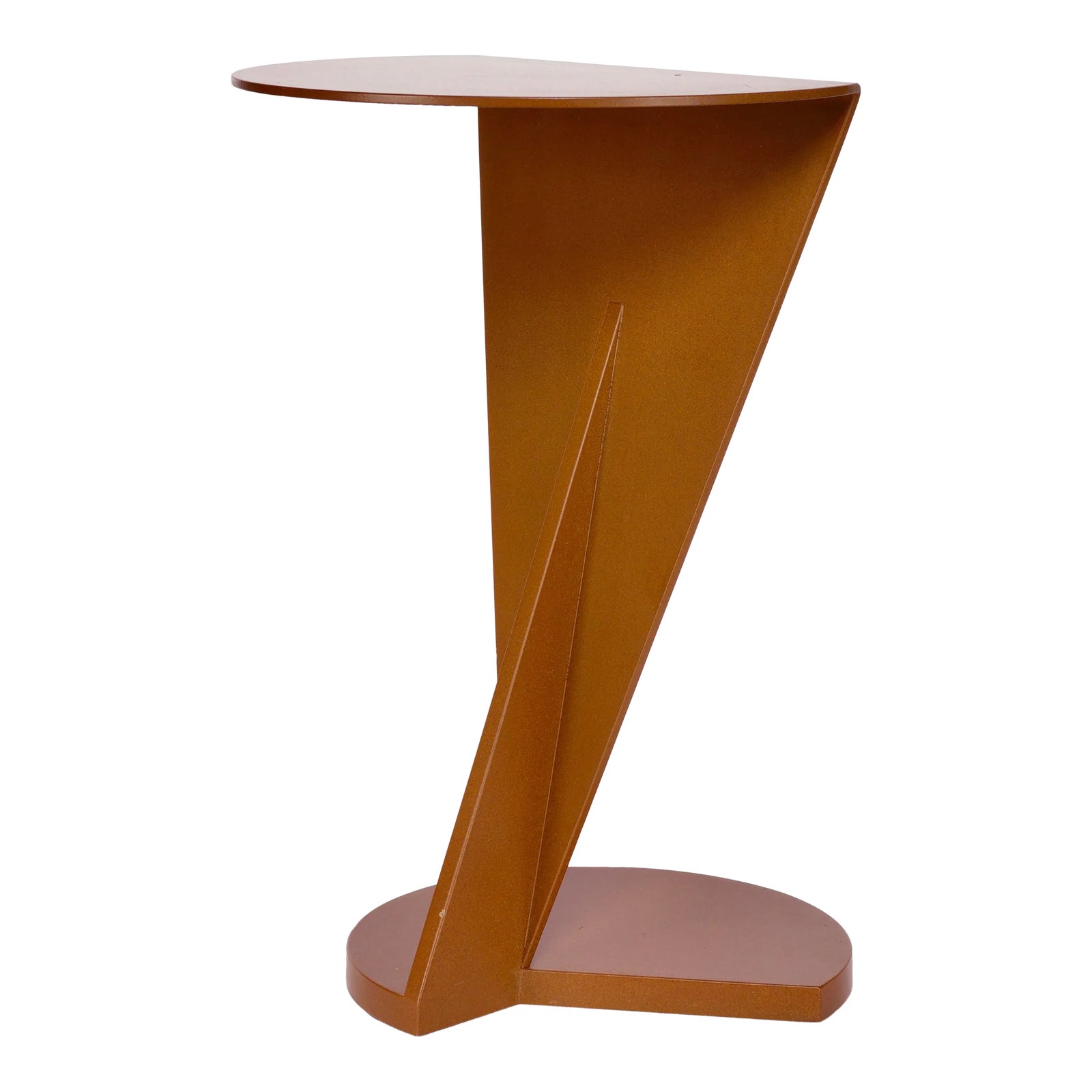 Modern Steel Side Table by Leavitt Weaver | Chairish