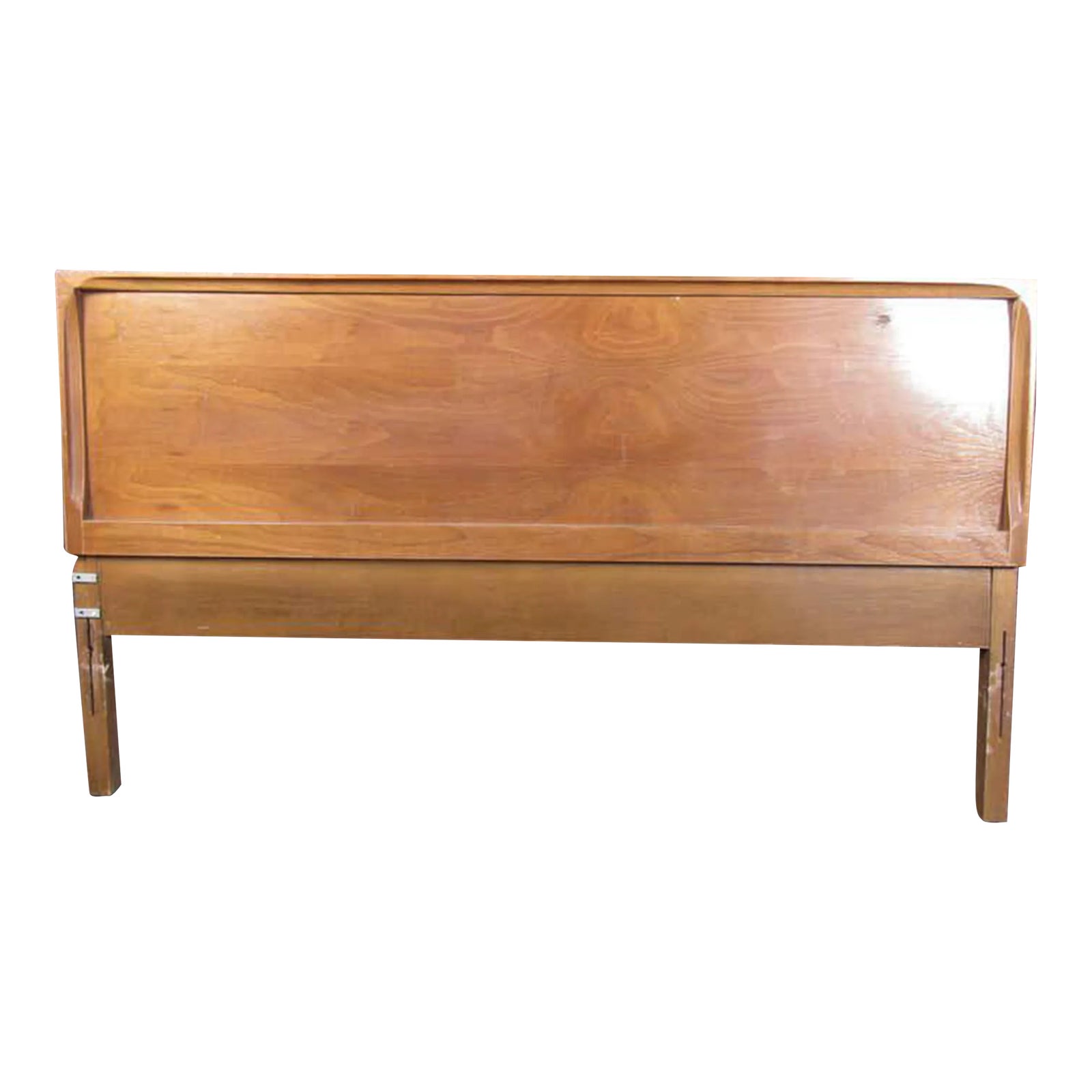 Mid 20th Century Walnut Head Board | Chairish