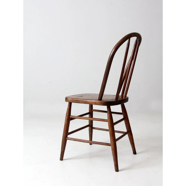 Antique Spindle Back Chair | Chairish