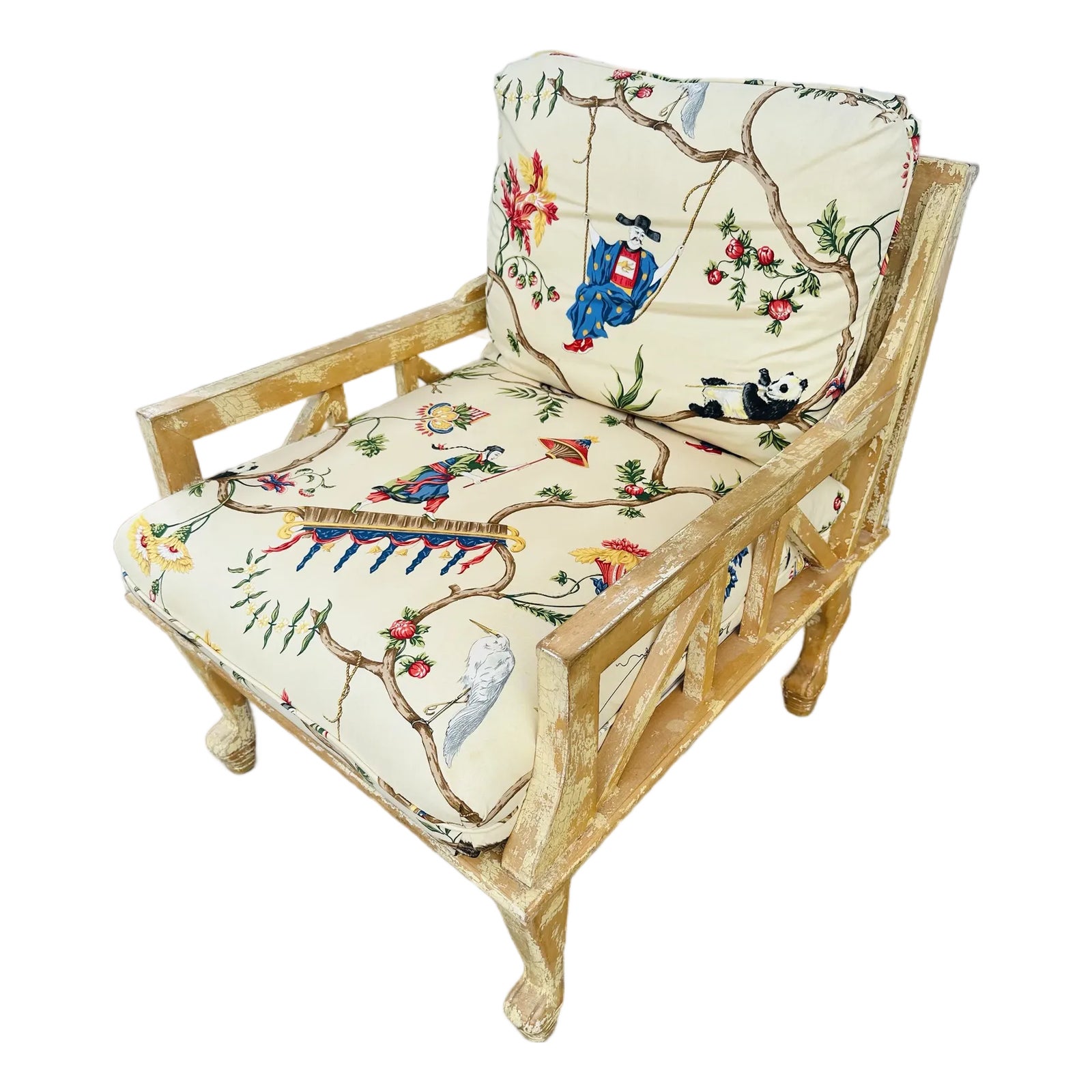John Hutton Thebes Chair Designed for Randolph and Hein | Chairish