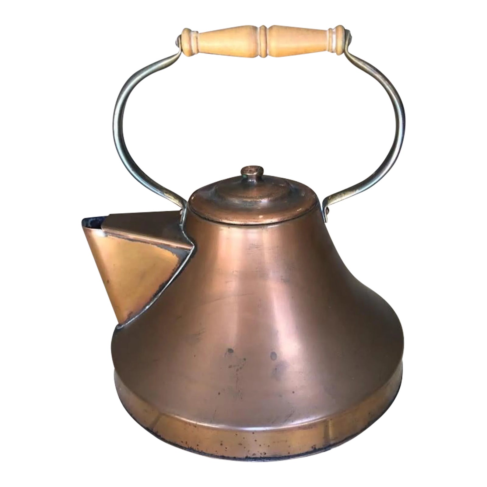 1940s Copper Kettle With Lid | Chairish