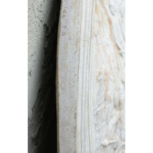 Classical Greco Roman Cast Stone Relief Outdoor Plaque | Chairish
