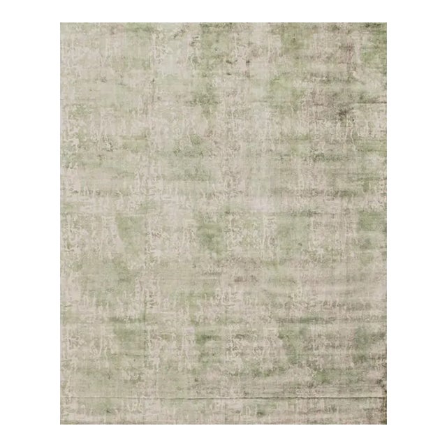 Light Green Modern Rug | Chairish