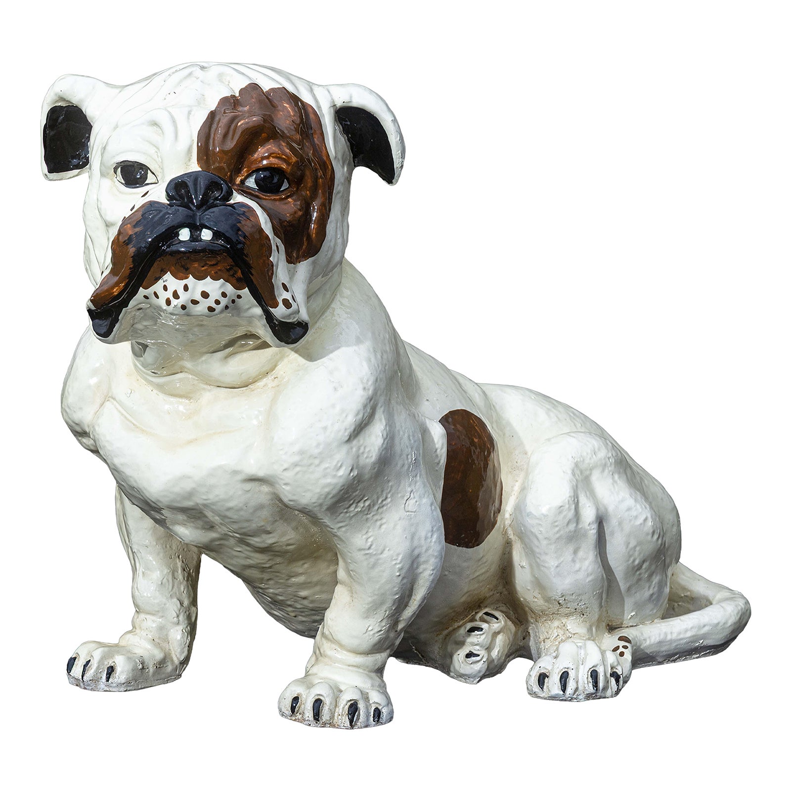 Vintage 1960s Marwal English Bulldog Life Sized Chalkware Doorstop ...