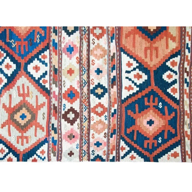 Early 20th Century Persian Azari Kilim Rug | Chairish