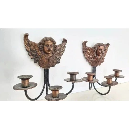 French Country Style Wall Sconces - a Pair | Chairish