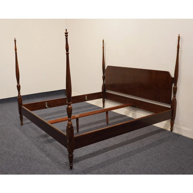 Henredon Furniture Solid Cherry Traditional Style King Size Four Poster ...