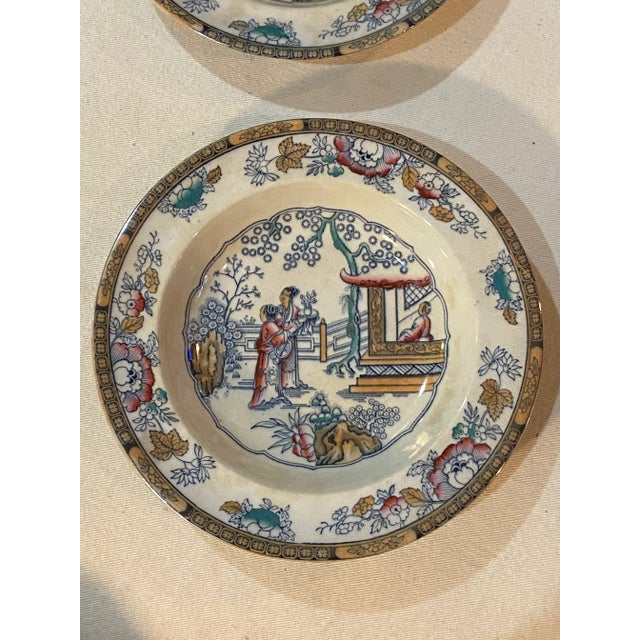 Antique Ashworth Tea House Pattern Bowls - Set of 4 | Chairish