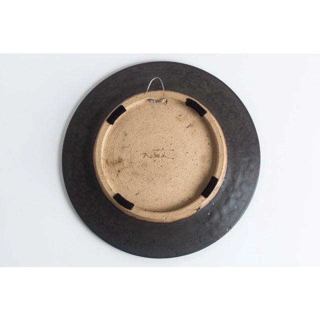 1960s Two Profiles Facing Ceramic Face Plate | Chairish