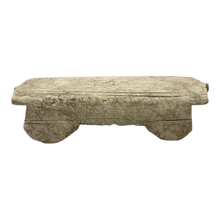 1970s Wooden Bajot | Chairish