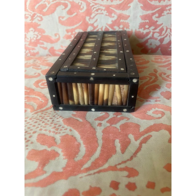 Antique Anglo Indian Porcupine Quill Box | Chairish