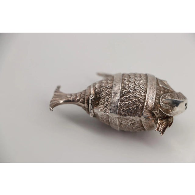 1900s Antique Silver Fish Salt Shaker | Chairish