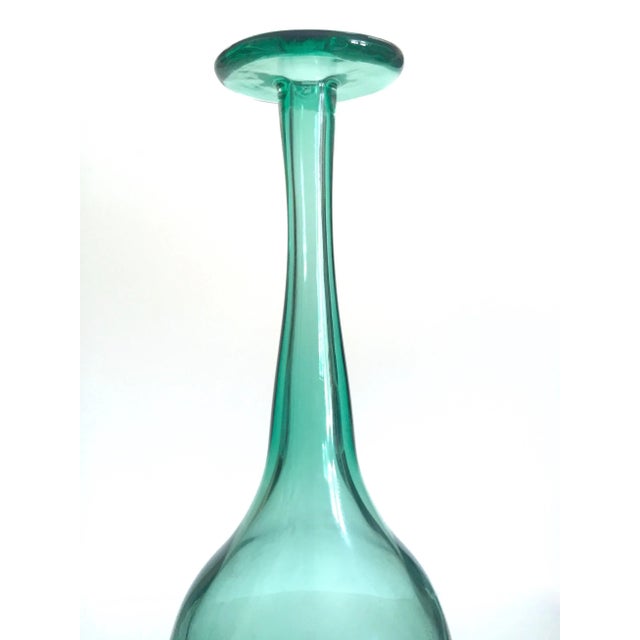 Vintage Mid Century Modern Venini Incalmo Two Tone Large Hand Blown ...