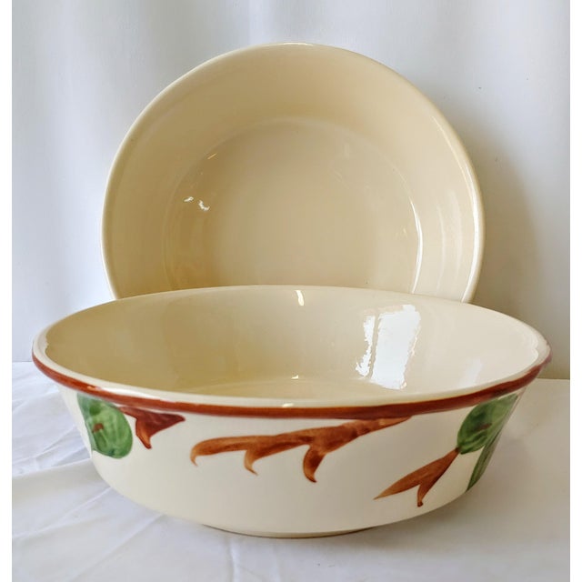 Vintage Franciscan Hand Painted Apple Pattern Dinnerware Set, Set of 32 ...