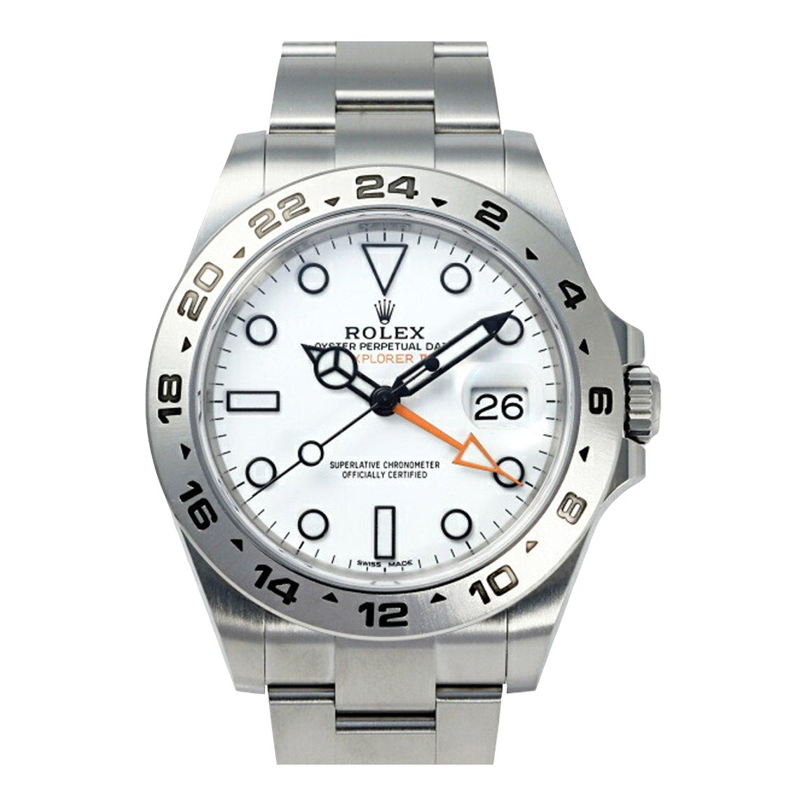 Rolex Explorer Ii 216570 White Dial Watch Men's | Chairish
