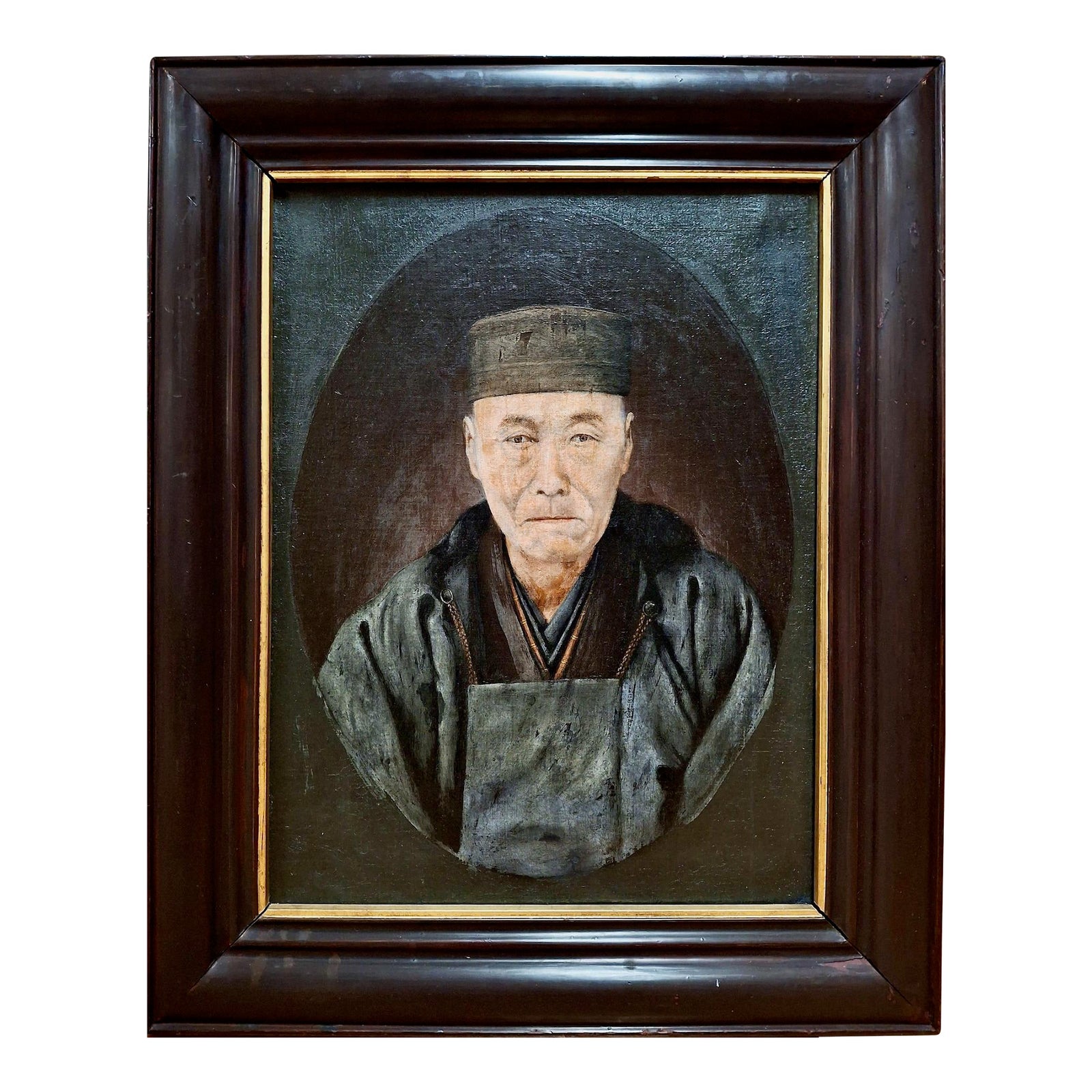 Portrait of a 19th-Century Japanese Gentleman | Chairish