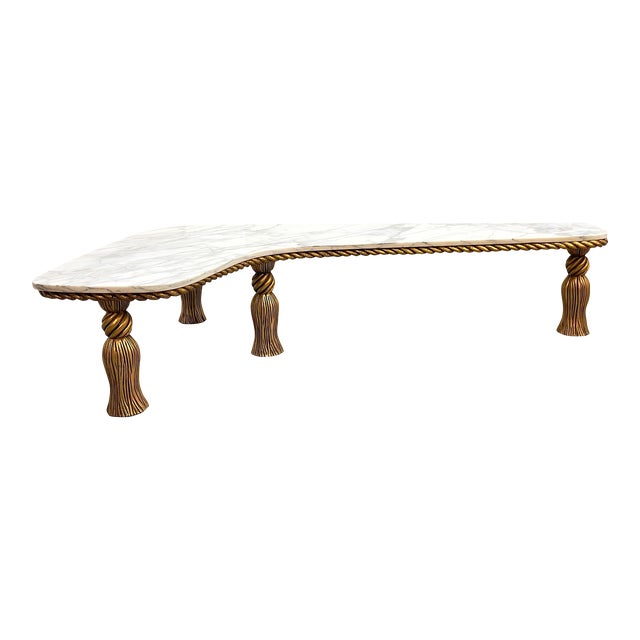 Hollywood Regency Coffee Table | Chairish