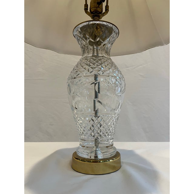 Vintage Crystal Table Lamp | Chairish