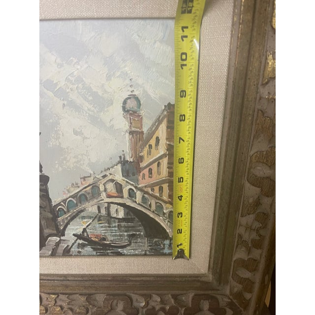 Vintage Signed Antonio DeVity Original Oil Painting of Bridge Over ...