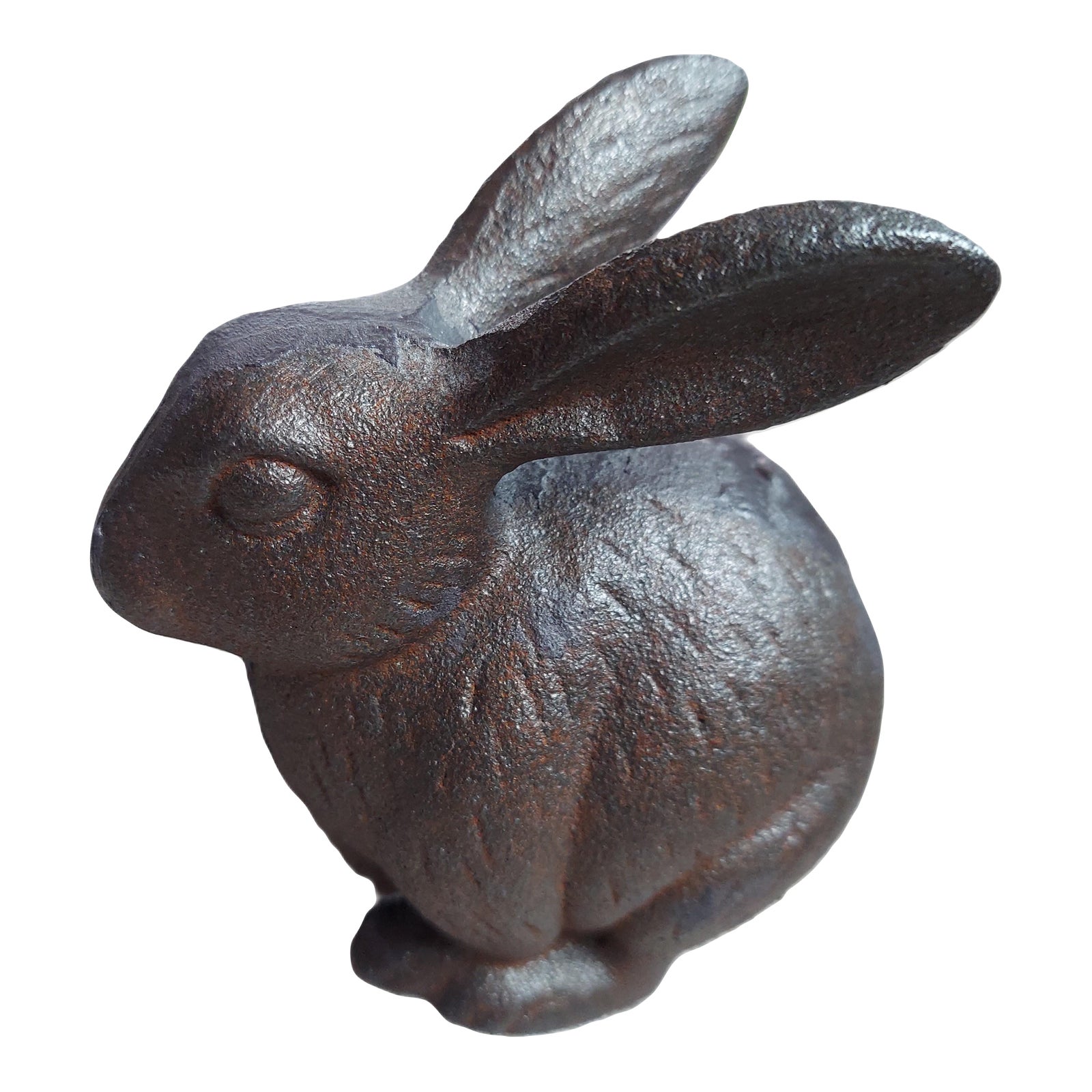 Vintage Cast Iron Rabbit Doorstop | Chairish