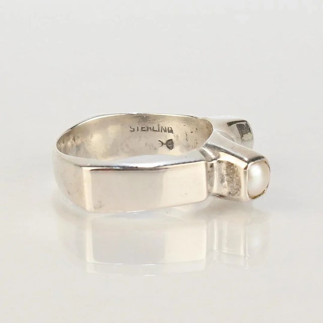 Vintage Signed Wesley Emmons Mid-Century Modern Sterling Silver and ...