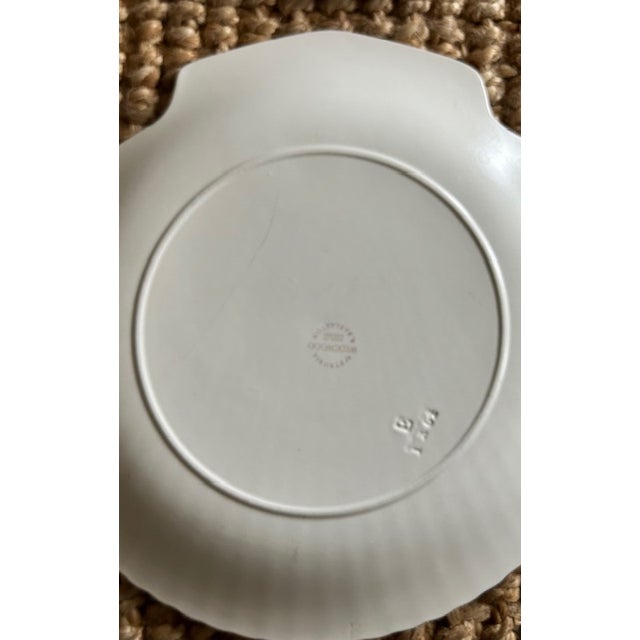 Mid Century Wedgwood Shell Plates, Signed | Chairish