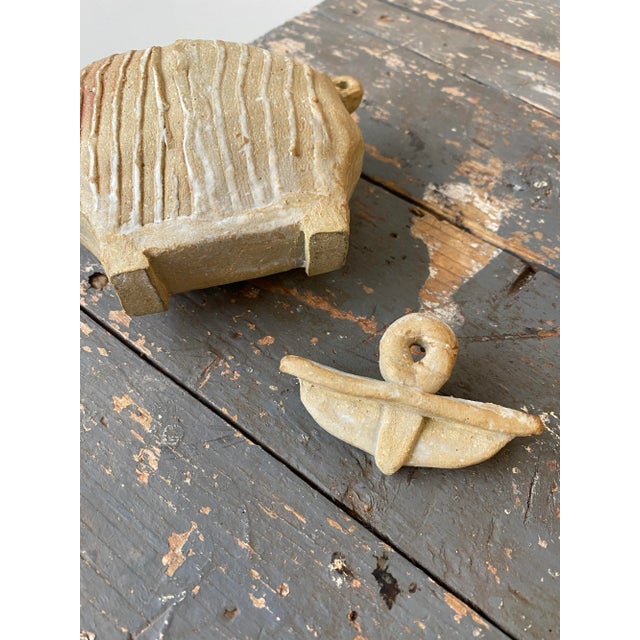 Vintage Small Hand-Built Lidded Pottery Vessel, Circa 1980s | Chairish