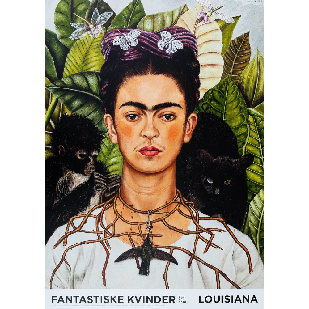 Self Portrait Poster after Frida Kahlo | Chairish