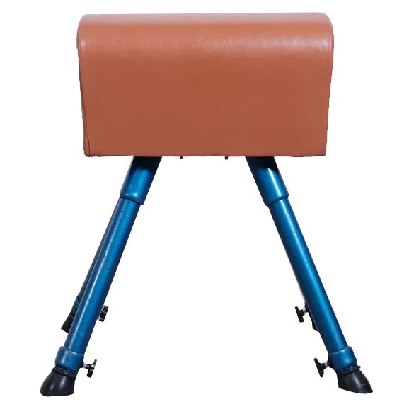 Vintage Height-Adjustable Leather Gym Stand, 1980s | Chairish