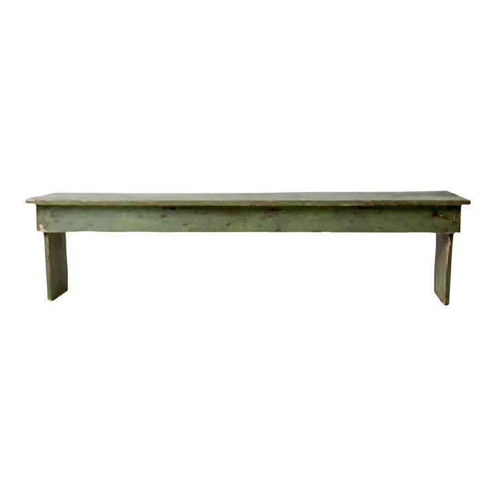 Antique Primitive Farmhouse Bench | Chairish