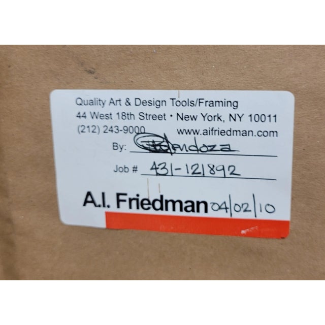 Original Robin Morris Lithograph Signed | Chairish