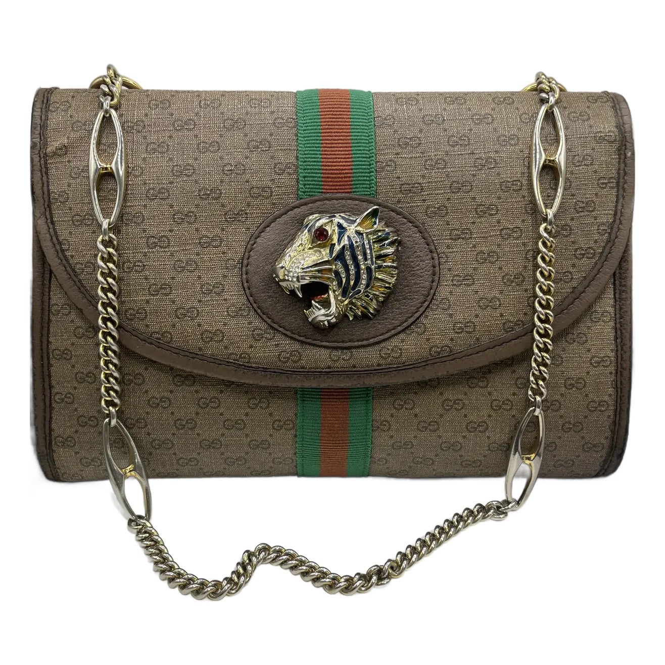 Gucci Mini Double G Supreme Rajah Shoulder Bag | Chairish