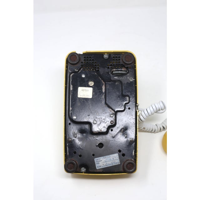 Vintage Yellow Rotary Desk Telephone | Chairish