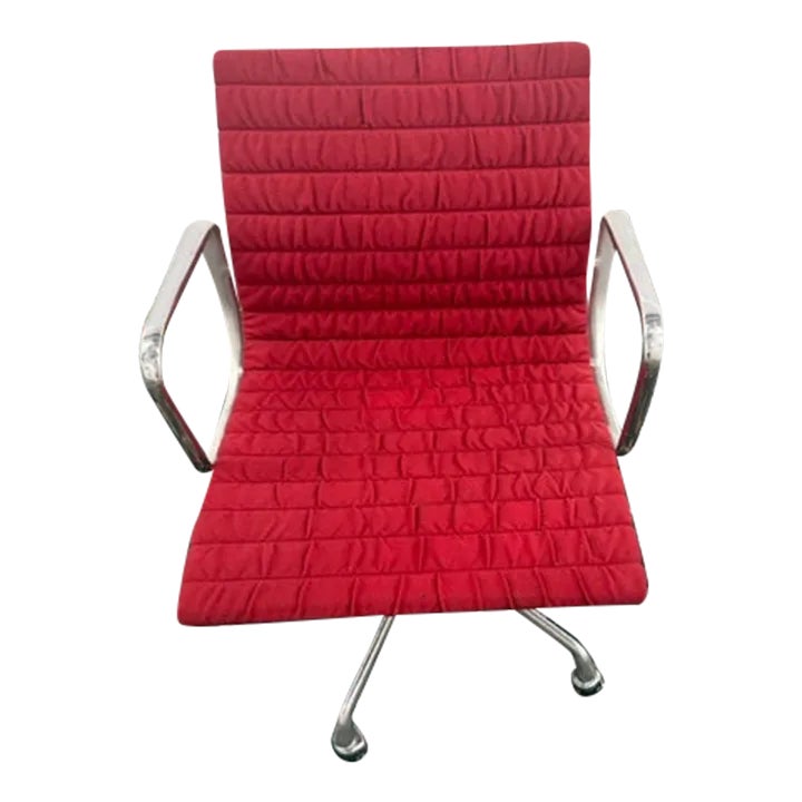 1960s Eames Swivel Cushioned Rolling Chair | Chairish