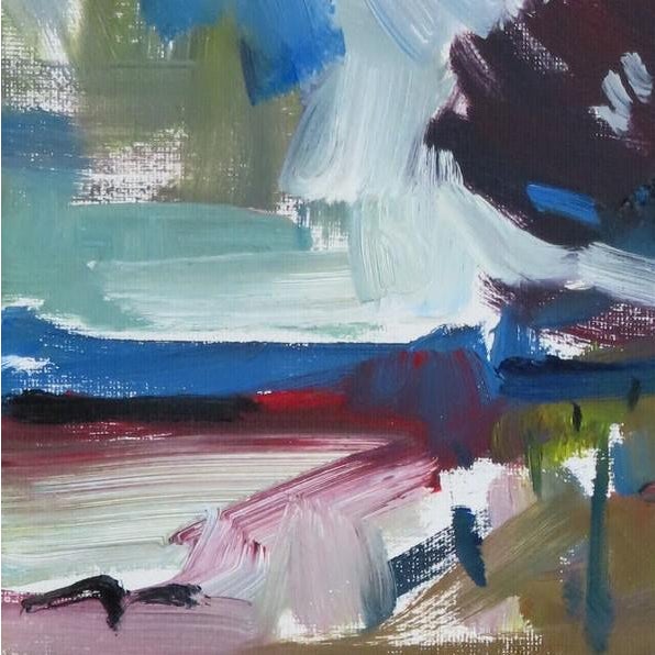 Contemporary Expressionist Style Beach Landscape Oil Painting by Jose ...