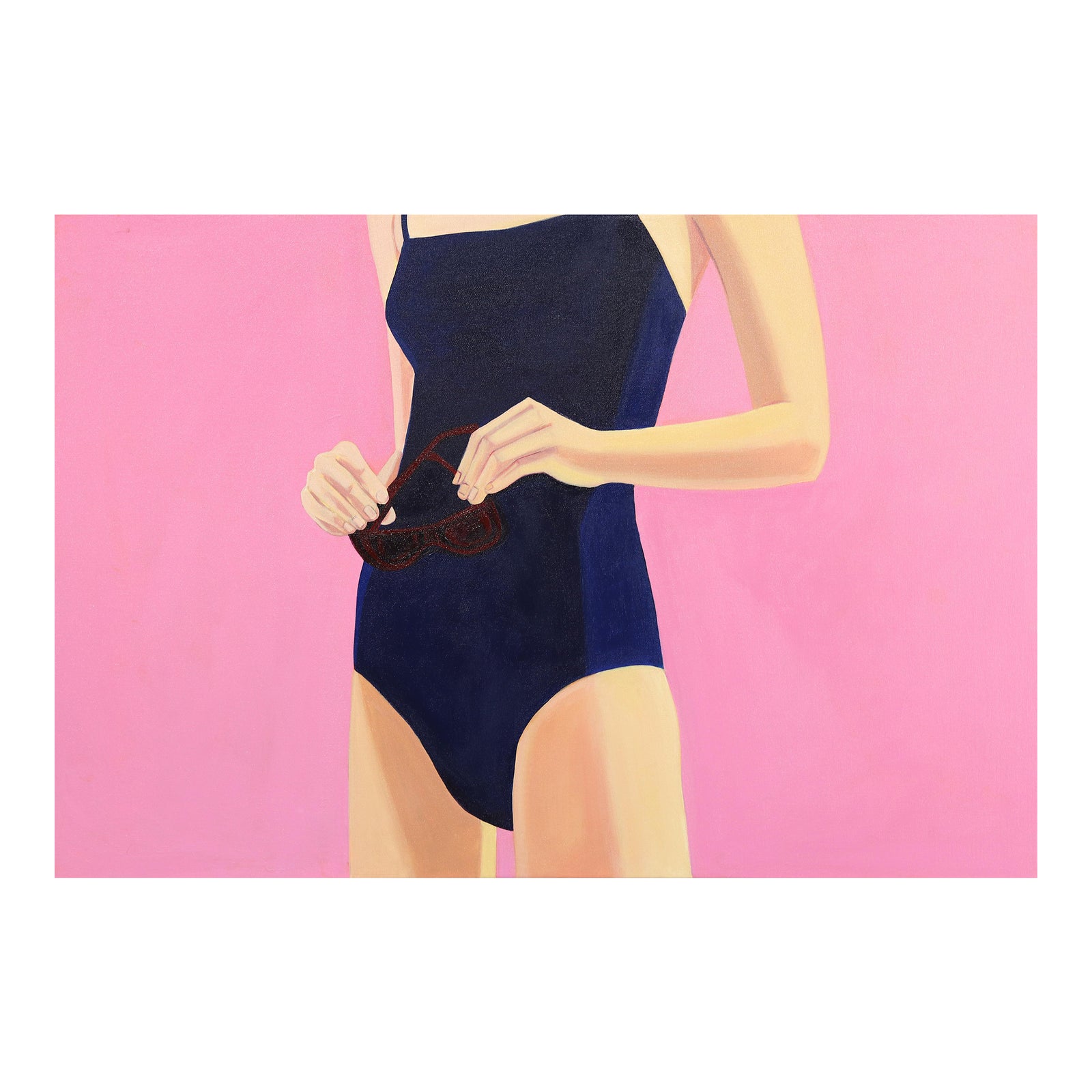 "Woman With Sunglasses and Swimsuit" Original Artwork by Darwin Estacio Martinez | Chairish