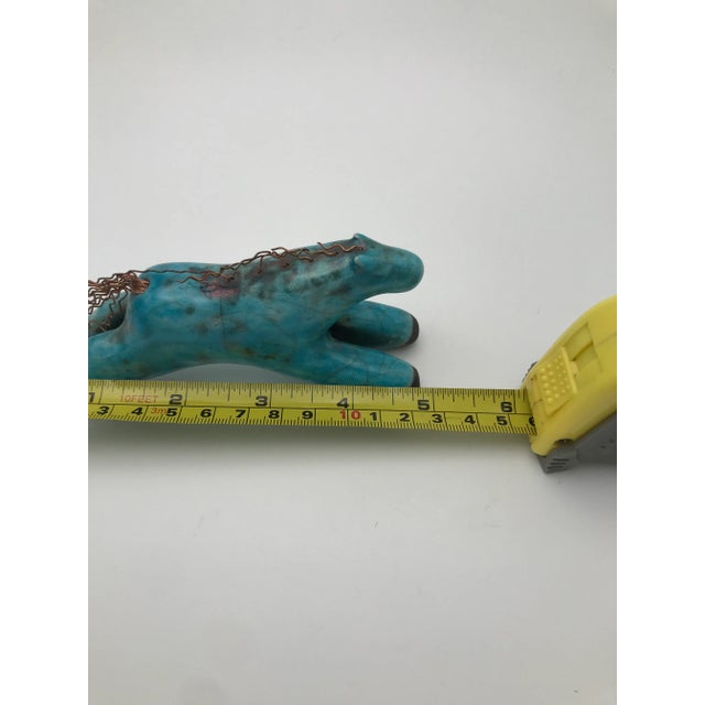 Vintage Raku Pottery Running Spirit Horse With Copper Mane and Tail by ...