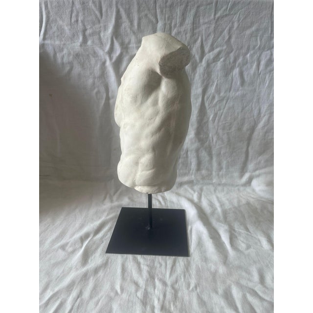 20Th Century, Amazing Decorative Gaddi Torso Plaster Sculpture. Italy ...