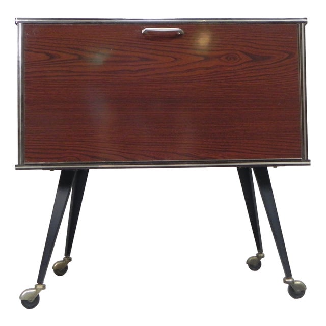 Vintage Drinks Cabinet or Bar on Castors 1960s Chairish